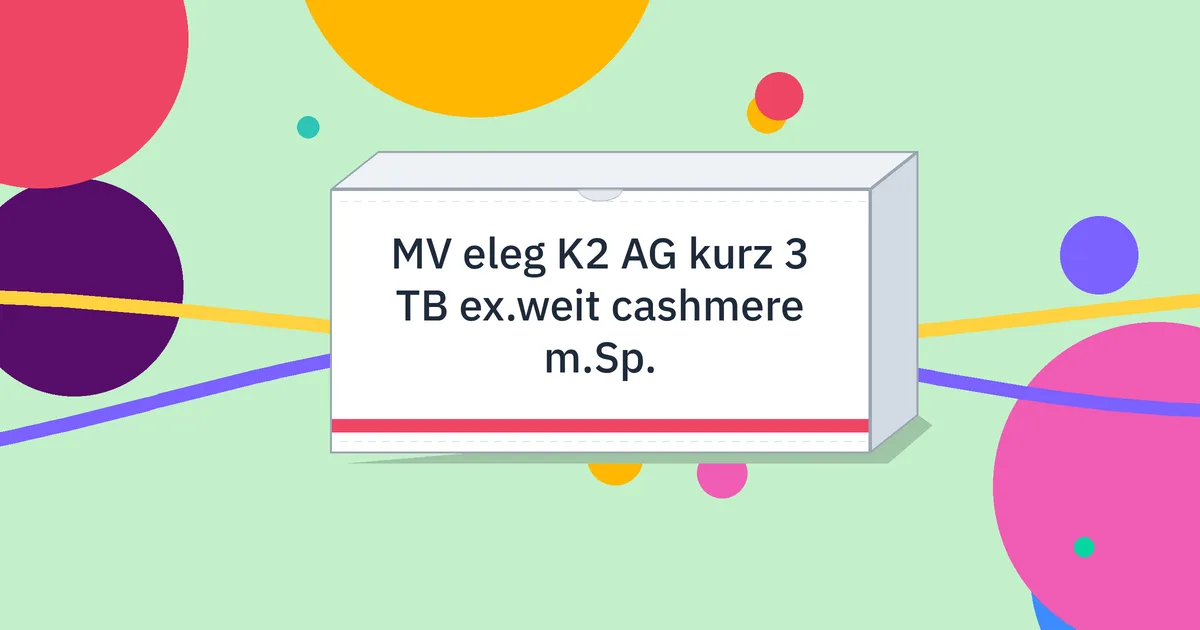 Symbolbild: Packung mit der Aufschrift MV eleg K2 AG kurz 3 TB ex.weit cashmere m.Sp. (PZN 15273614) – Verfügbarkeit und Bezug in Apotheken in Frankfurt am Main