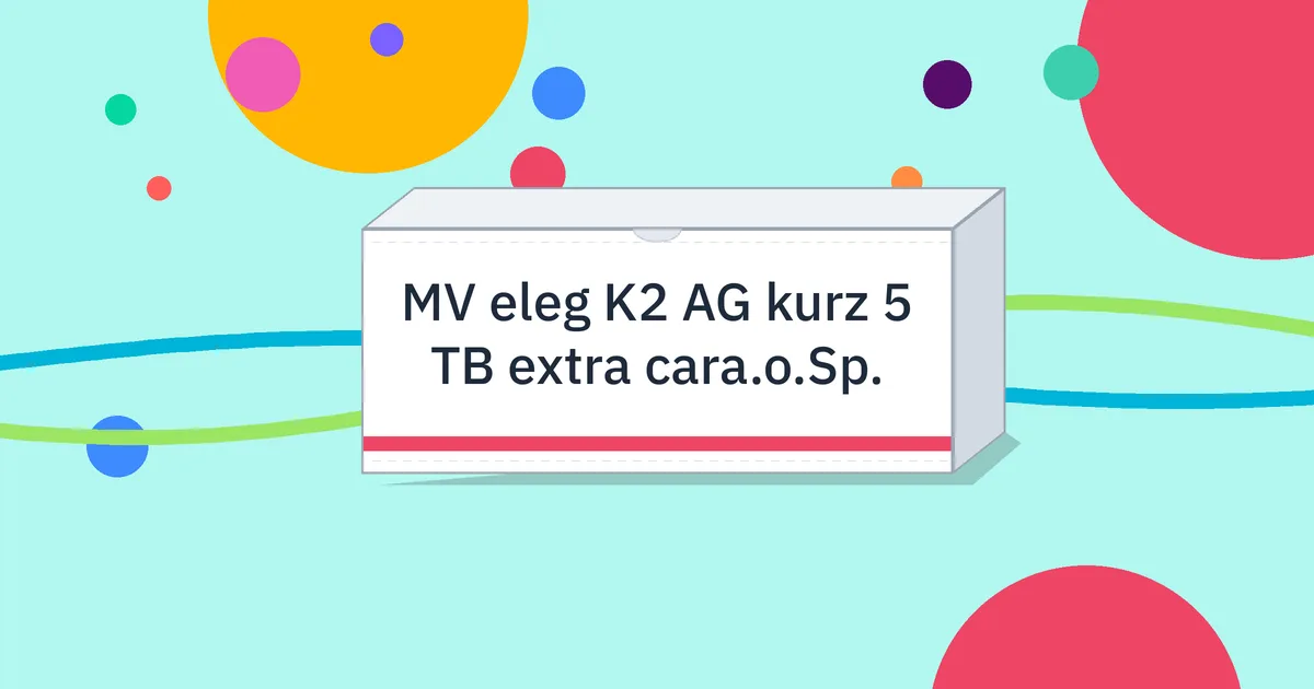 Symbolbild: Packung mit der Aufschrift MV eleg K2 AG kurz 5 TB extra cara.o.Sp. (PZN 09878773) – Verfügbarkeit und Bezug in Apotheken in Frankfurt am Main