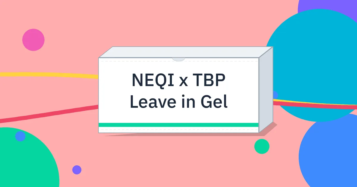 Symbolbild: Packung mit der Aufschrift NEQI x TBP Leave in Gel (PZN 20652199) – Verfügbarkeit und Bezug in Apotheken in Frankfurt am Main