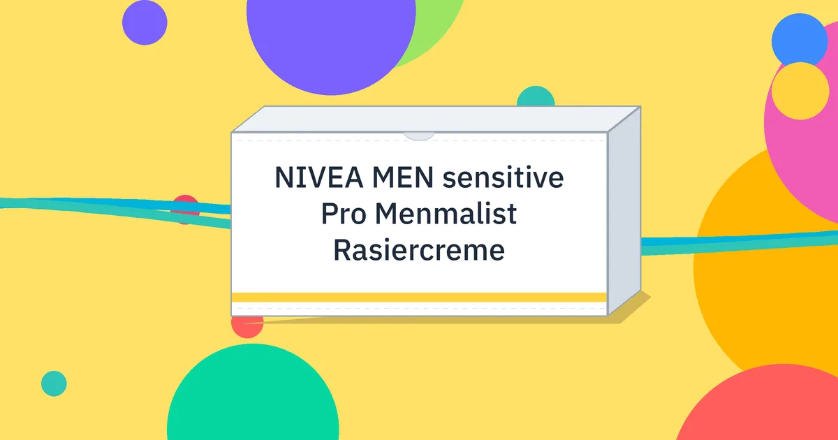 Symbolbild: Packung mit der Aufschrift NIVEA MEN sensitive Pro Menmalist Rasiercreme (PZN 18206831) – Verfügbarkeit und Bezug in Apotheken in Frankfurt am Main