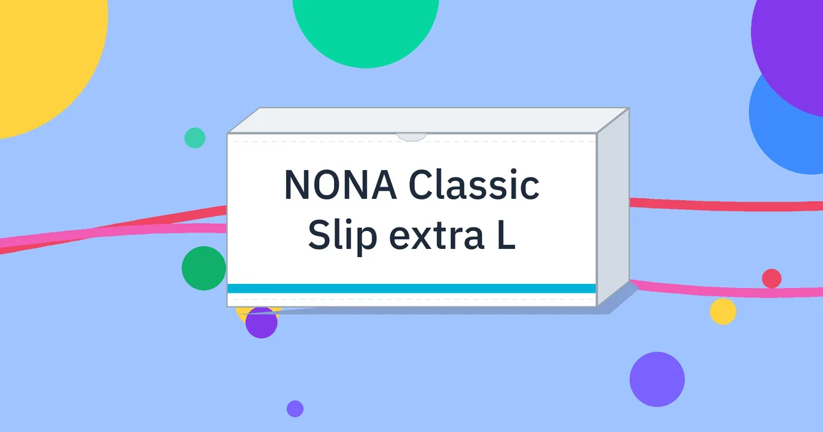 Symbolbild: Packung mit der Aufschrift NONA Classic Slip extra L (PZN 12538207) – Verfügbarkeit und Bezug in Apotheken in Frankfurt am Main