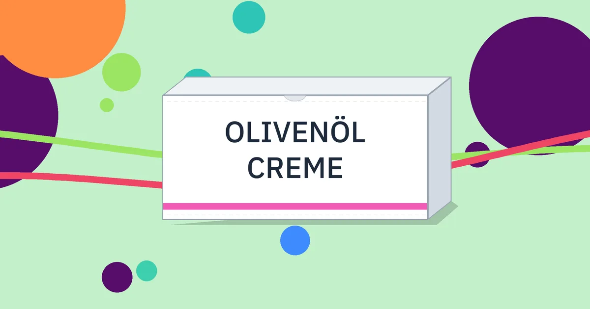 Symbolbild: Packung mit der Aufschrift OLIVENÖL CREME (PZN 12559758) – Verfügbarkeit und Bezug in Apotheken in Frankfurt am Main