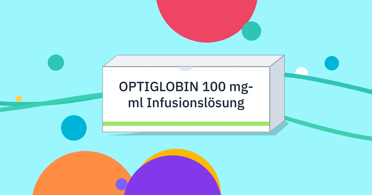 Symbolbild: Packung mit der Aufschrift OPTIGLOBIN 100 mg-ml Infusionslösung (PZN 17275669) – Verfügbarkeit und Bezug in Apotheken in Frankfurt am Main