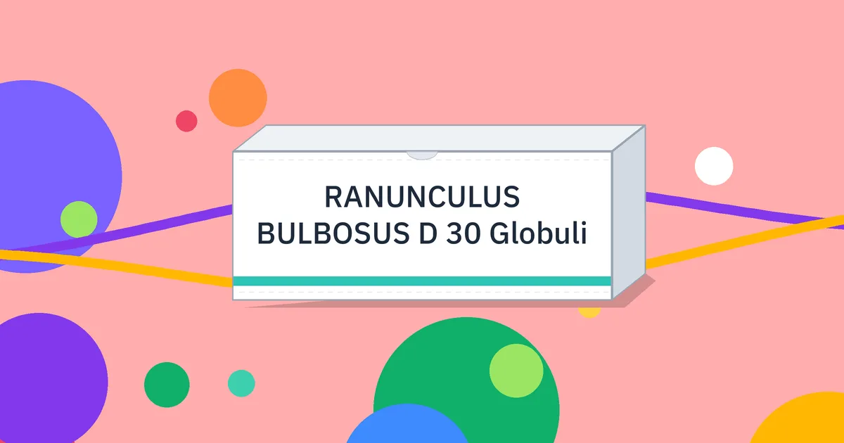 Symbolbild: Packung mit der Aufschrift RANUNCULUS BULBOSUS D 30 Globuli (PZN 07178480) – Verfügbarkeit und Bezug in Apotheken in Frankfurt am Main