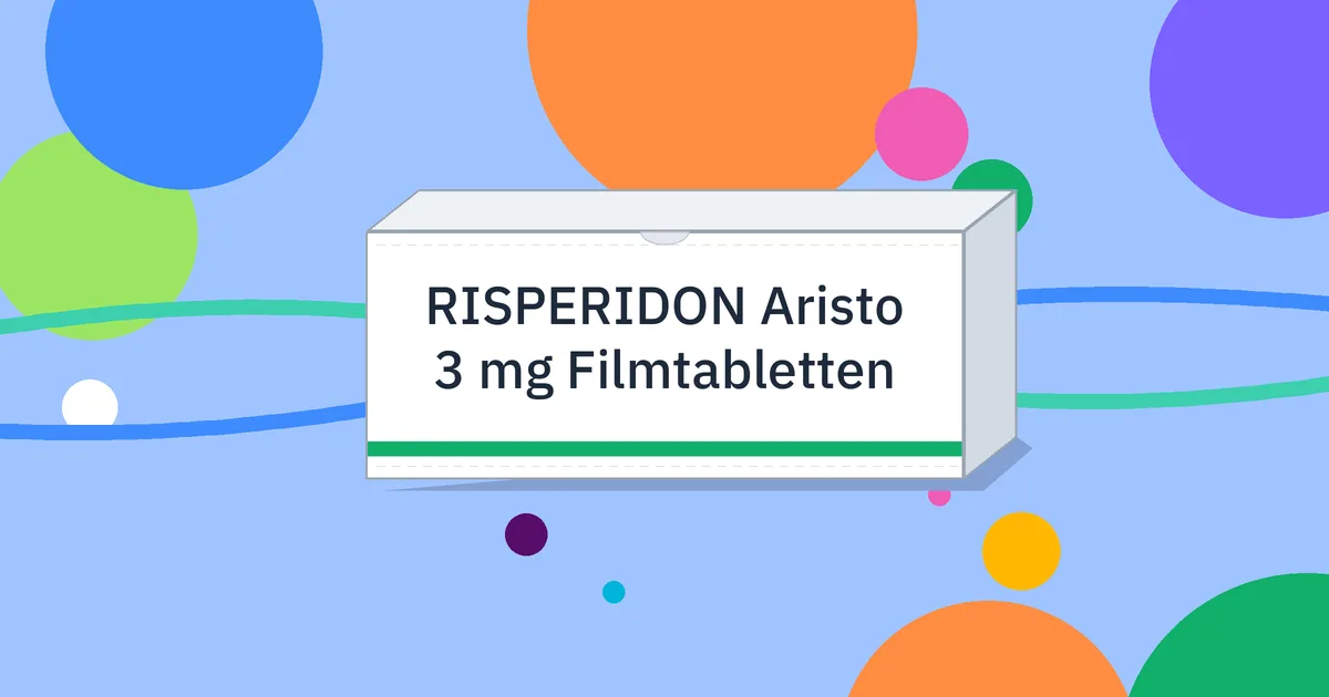 Symbolbild: Packung mit der Aufschrift RISPERIDON Aristo 3 mg Filmtabletten (PZN 11259014) – Verfügbarkeit und Bezug in Apotheken in Frankfurt am Main