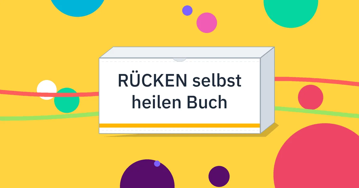 Symbolbild: Packung mit der Aufschrift RÜCKEN selbst heilen Buch (PZN 19558118) – Verfügbarkeit und Bezug in Apotheken in Frankfurt am Main