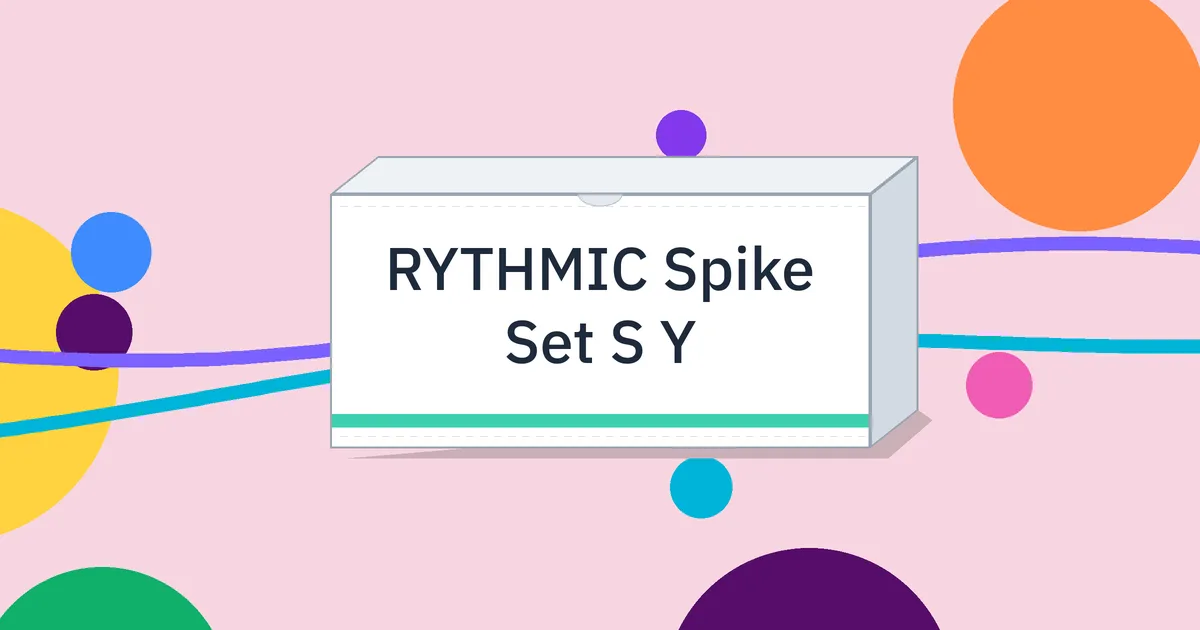 Symbolbild: Packung mit der Aufschrift RYTHMIC Spike Set S Y (PZN 16244402) – Verfügbarkeit und Bezug in Apotheken in Frankfurt am Main
