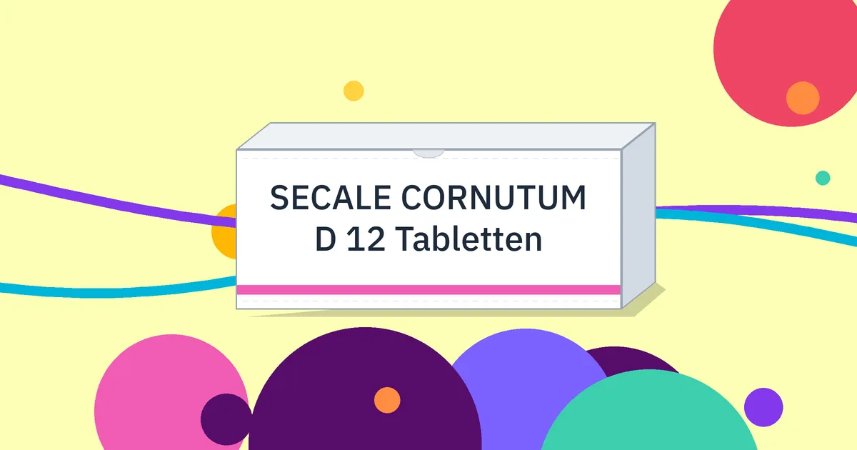Symbolbild: Packung mit der Aufschrift SECALE CORNUTUM D 12 Tabletten (PZN 02635820) – Verfügbarkeit und Bezug in Apotheken in Frankfurt am Main
