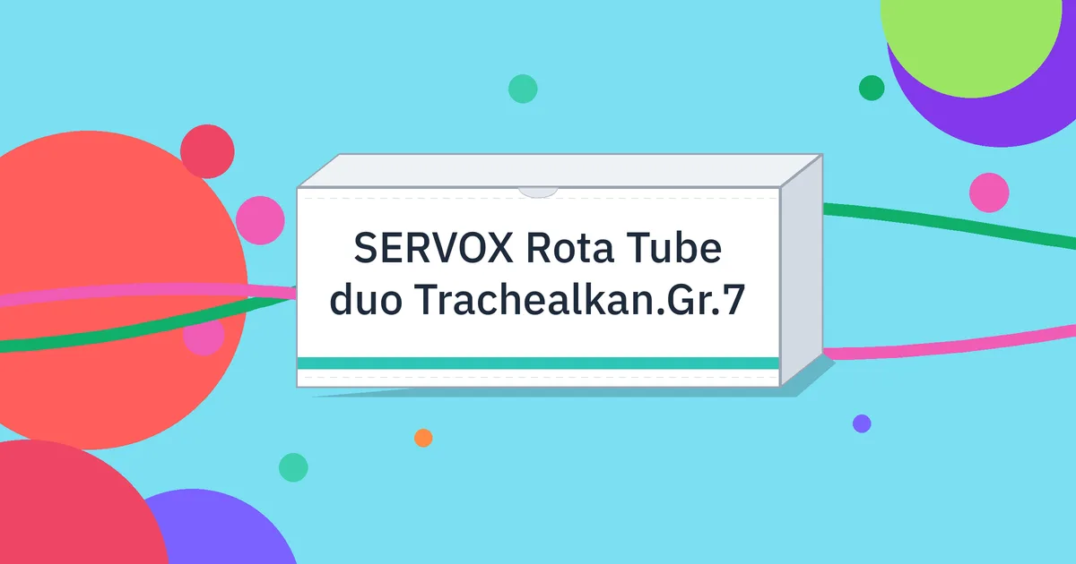 Symbolbild: Packung mit der Aufschrift SERVOX Rota Tube duo Trachealkan.Gr.7 (PZN 10065791) – Verfügbarkeit und Bezug in Apotheken in Frankfurt am Main
