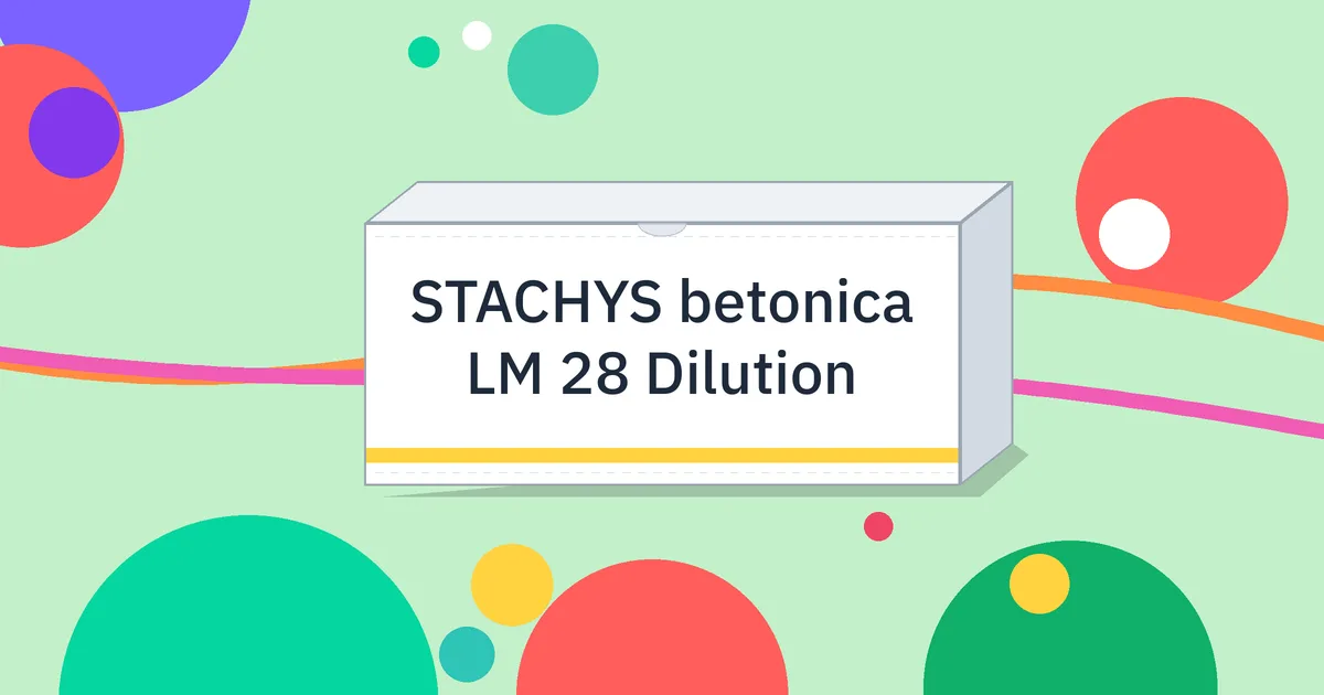 Symbolbild: Packung mit der Aufschrift STACHYS betonica LM 28 Dilution (PZN 13684023) – Verfügbarkeit und Bezug in Apotheken in Frankfurt am Main