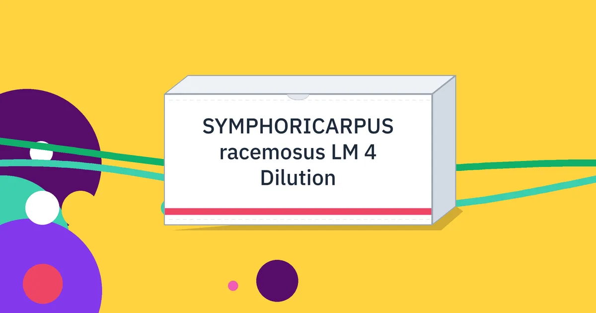 Symbolbild: Packung mit der Aufschrift SYMPHORICARPUS racemosus LM 4 Dilution (PZN 13211164) – Verfügbarkeit und Bezug in Apotheken in Frankfurt am Main