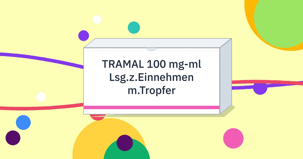 Symbolbild: Packung mit der Aufschrift TRAMAL 100 mg-ml Lsg.z.Einnehmen m.Tropfer (PZN 11236119) – Verfügbarkeit und Bezug in Apotheken in Frankfurt am Main