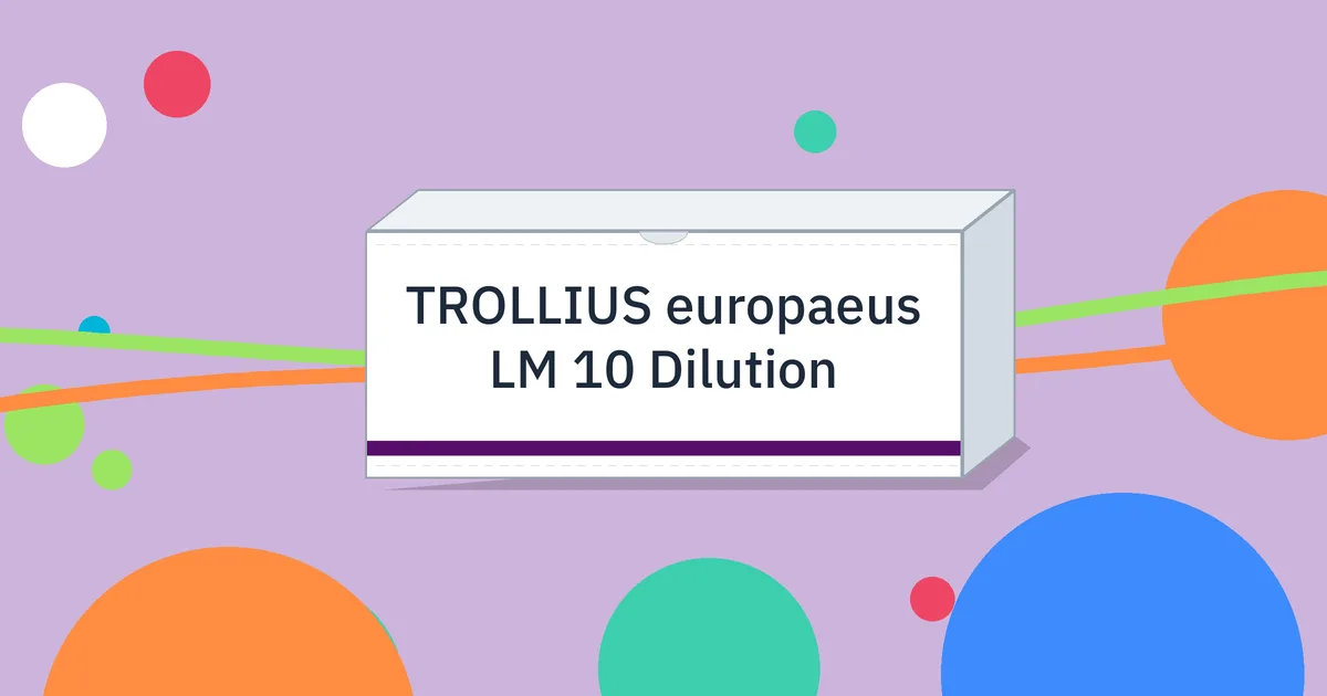 Symbolbild: Packung mit der Aufschrift TROLLIUS europaeus LM 10 Dilution (PZN 13252507) – Verfügbarkeit und Bezug in Apotheken in Frankfurt am Main