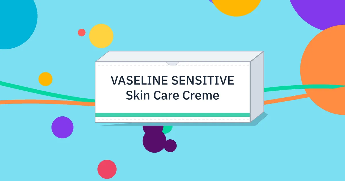 Symbolbild: Packung mit der Aufschrift VASELINE SENSITIVE Skin Care Creme (PZN 08847078) – Verfügbarkeit und Bezug in Apotheken in Frankfurt am Main