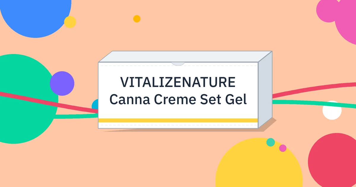 Symbolbild: Packung mit der Aufschrift VITALIZENATURE Canna Creme Set Gel (PZN 20141429) – Verfügbarkeit und Bezug in Apotheken in Frankfurt am Main