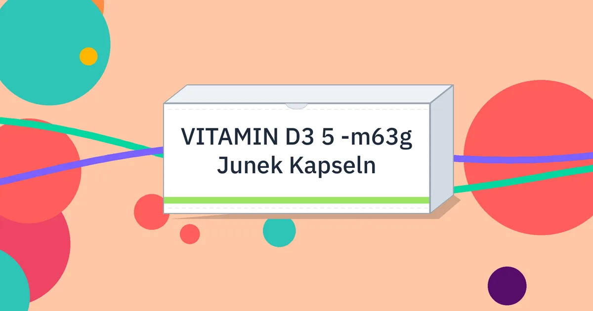 Symbolbild: Packung mit der Aufschrift VITAMIN D3 5 -m63g Junek Kapseln (PZN 10053380) – Verfügbarkeit und Bezug in Apotheken in Frankfurt am Main
