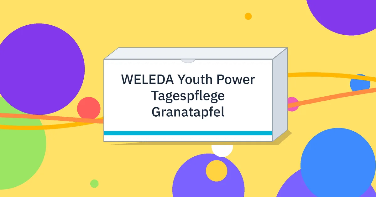 Symbolbild: Packung mit der Aufschrift WELEDA Youth Power Tagespflege Granatapfel (PZN 20349940) – Verfügbarkeit und Bezug in Apotheken in Frankfurt am Main
