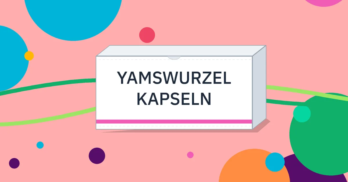 Symbolbild: Packung mit der Aufschrift YAMSWURZEL KAPSELN (PZN 08606446) – Verfügbarkeit und Bezug in Apotheken in Frankfurt am Main