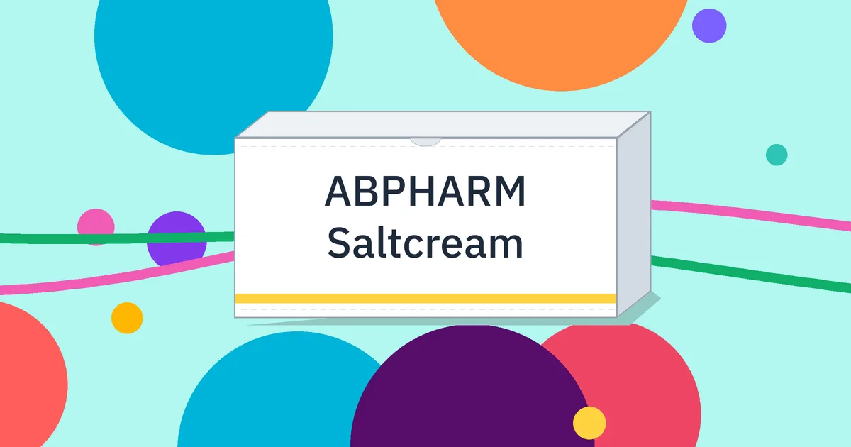 Symbolbild: Packung mit der Aufschrift ABPHARM Saltcream (PZN 19077933) – Verfügbarkeit und Bezug in Apotheken in Frankfurt am Main