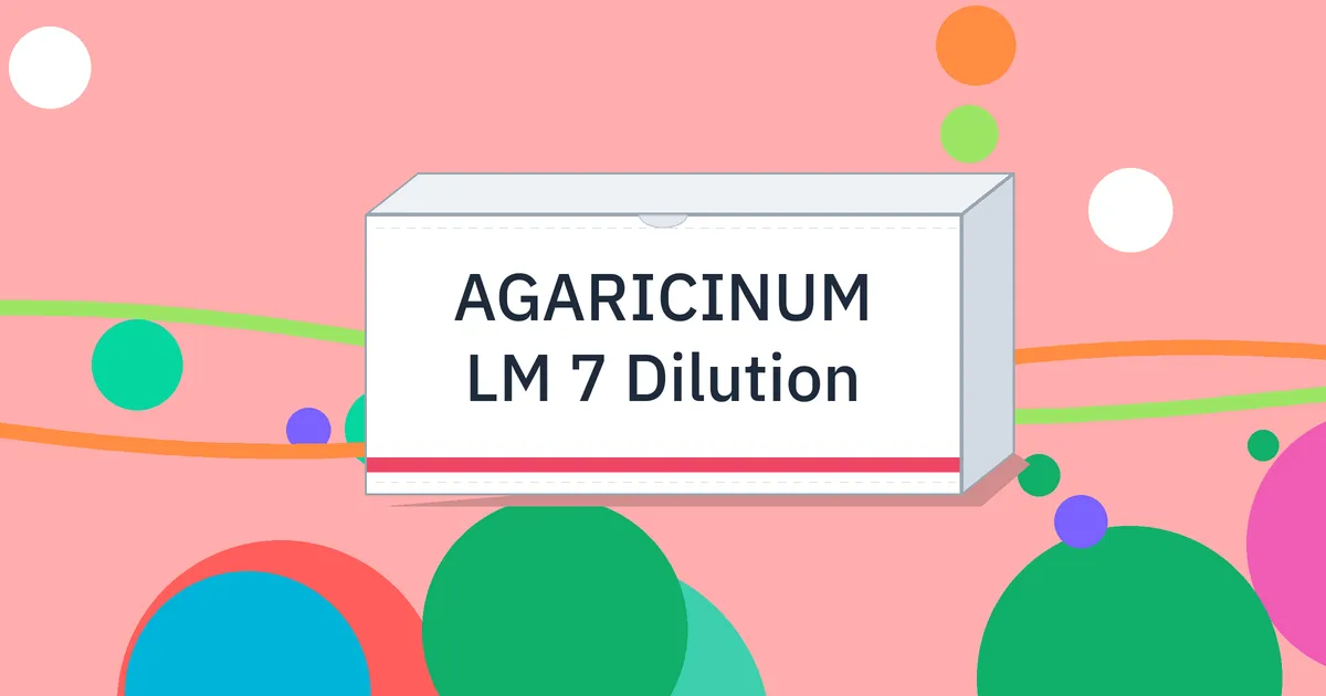 Symbolbild: Packung mit der Aufschrift AGARICINUM LM 7 Dilution (PZN 13302777) – Verfügbarkeit und Bezug in Apotheken in Frankfurt am Main
