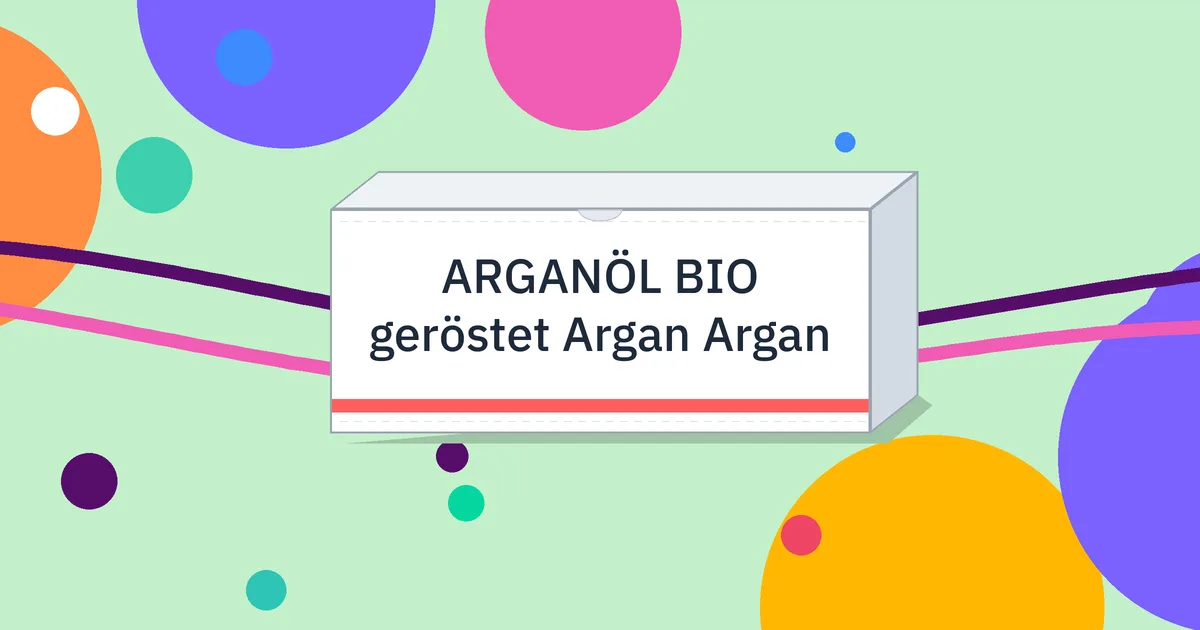Symbolbild: Packung mit der Aufschrift ARGANÖL BIO geröstet Argan Argan (PZN 19061607) – Verfügbarkeit und Bezug in Apotheken in Frankfurt am Main