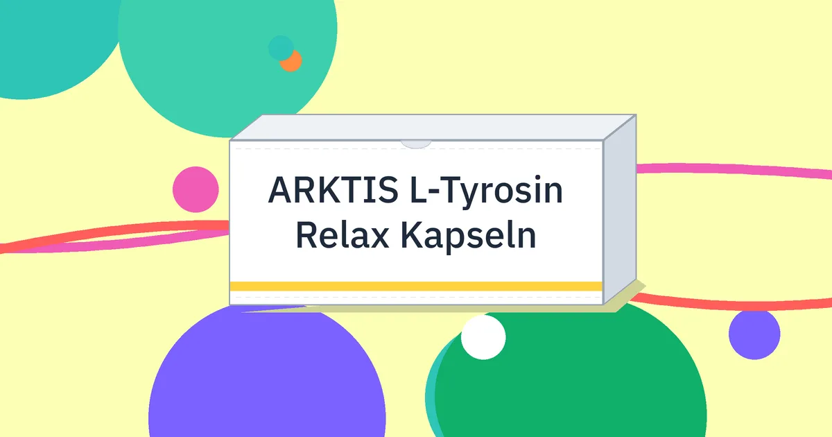 Symbolbild: Packung mit der Aufschrift ARKTIS L-Tyrosin Relax Kapseln (PZN 16024385) – Verfügbarkeit und Bezug in Apotheken in Frankfurt am Main