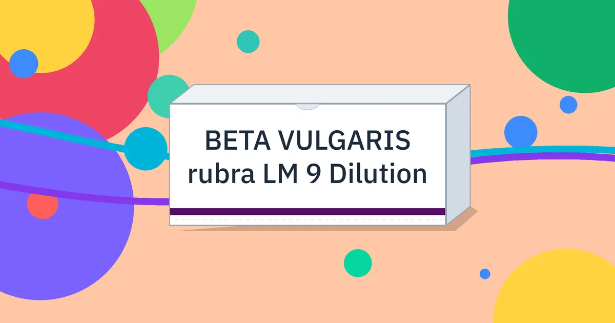 Symbolbild: Packung mit der Aufschrift BETA VULGARIS rubra LM 9 Dilution (PZN 13384918) – Verfügbarkeit und Bezug in Apotheken in Frankfurt am Main