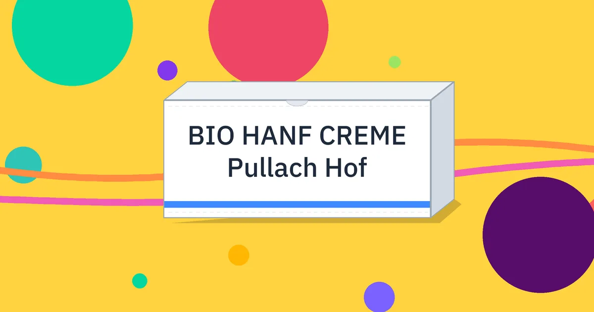Symbolbild: Packung mit der Aufschrift BIO HANF CREME Pullach Hof (PZN 18662227) – Verfügbarkeit und Bezug in Apotheken in Frankfurt am Main