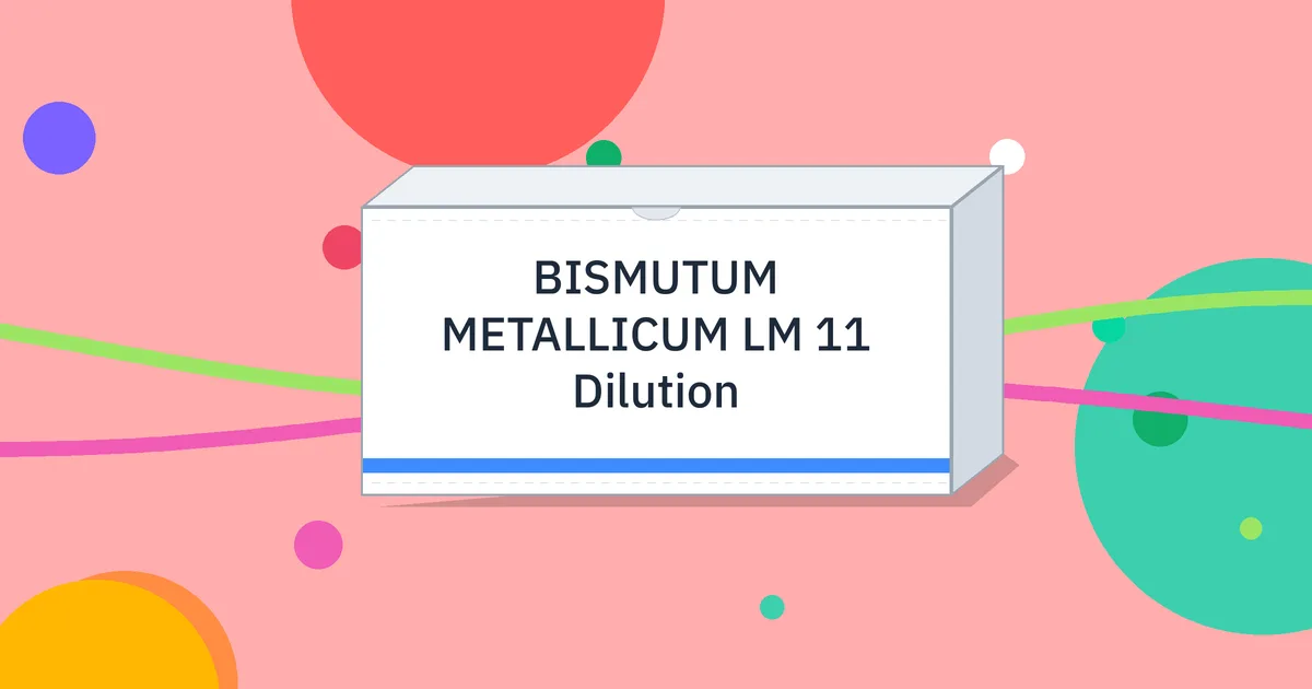 Symbolbild: Packung mit der Aufschrift BISMUTUM METALLICUM LM 11 Dilution (PZN 12794732) – Verfügbarkeit und Bezug in Apotheken in Frankfurt am Main