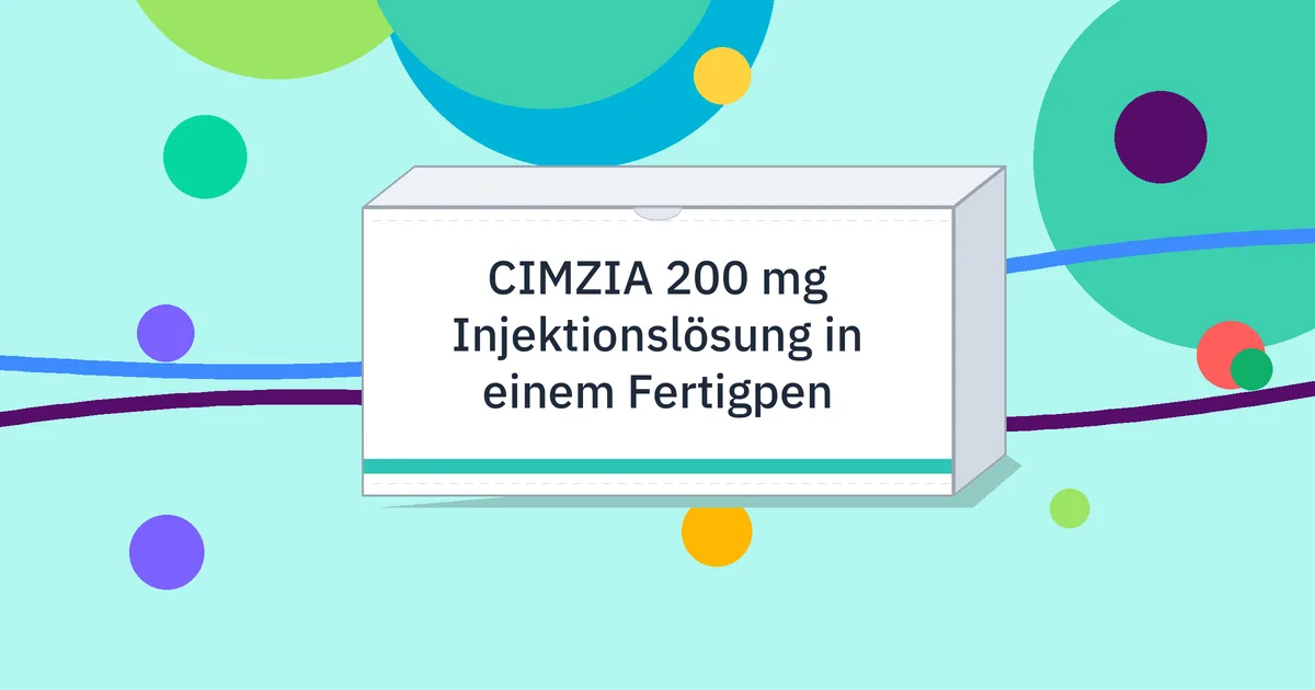 Symbolbild: Packung mit der Aufschrift CIMZIA 200 mg Injektionslösung in einem Fertigpen (PZN 16169089) – Verfügbarkeit und Bezug in Apotheken in Frankfurt am Main