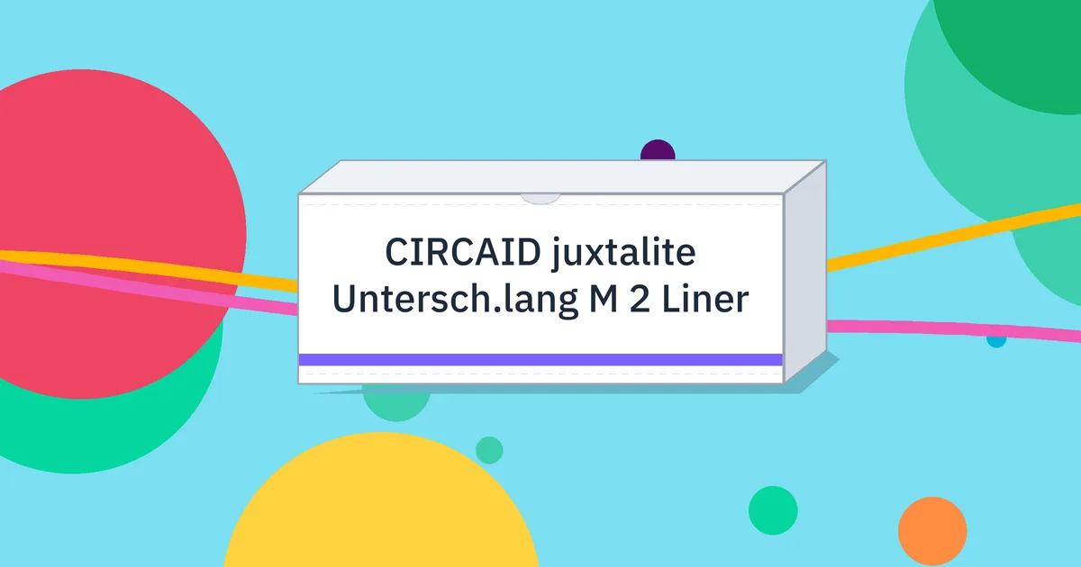 Symbolbild: Packung mit der Aufschrift CIRCAID juxtalite Untersch.lang M 2 Liner (PZN 17939000) – Verfügbarkeit und Bezug in Apotheken in Frankfurt am Main