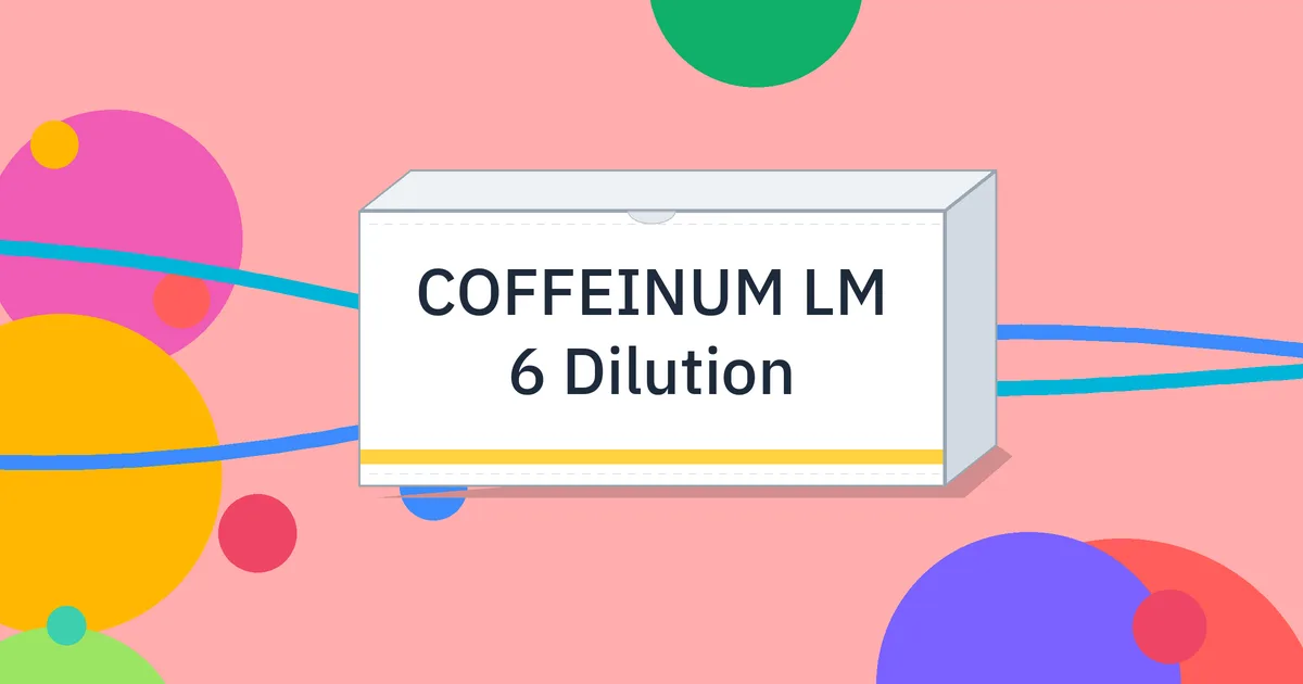 Symbolbild: Packung mit der Aufschrift COFFEINUM LM 6 Dilution (PZN 12831686) – Verfügbarkeit und Bezug in Apotheken in Frankfurt am Main