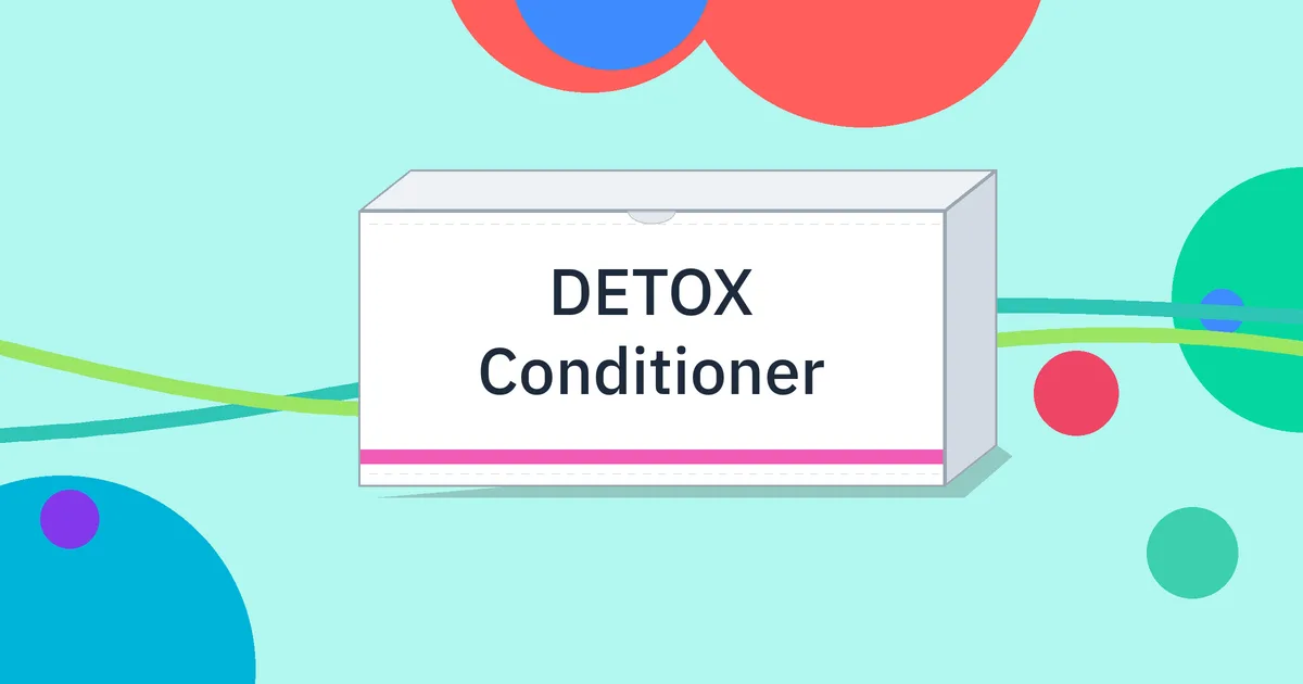Symbolbild: Packung mit der Aufschrift DETOX Conditioner (PZN 17886798) – Verfügbarkeit und Bezug in Apotheken in Frankfurt am Main