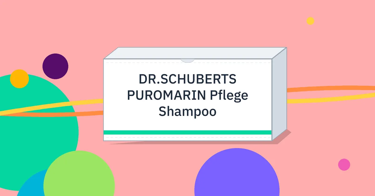 Symbolbild: Packung mit der Aufschrift DR.SCHUBERTS PUROMARIN Pflege Shampoo (PZN 10746410) – Verfügbarkeit und Bezug in Apotheken in Frankfurt am Main