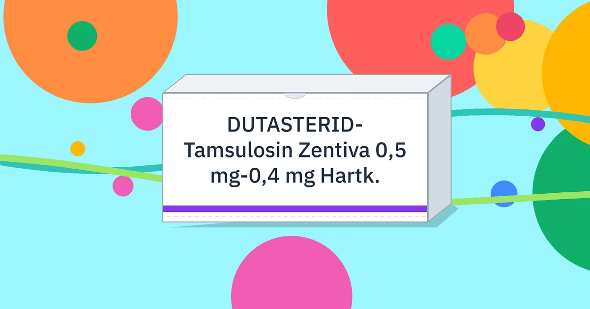 Symbolbild: Packung mit der Aufschrift DUTASTERID-Tamsulosin Zentiva 0,5 mg-0,4 mg Hartk. (PZN 15869850) – Verfügbarkeit und Bezug in Apotheken in Frankfurt am Main