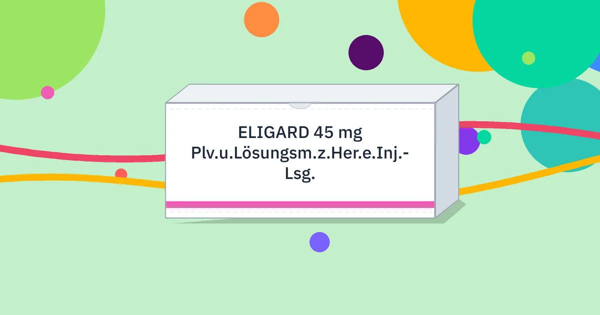 Symbolbild: Packung mit der Aufschrift ELIGARD 45 mg Plv.u.Lösungsm.z.Her.e.Inj.-Lsg. (PZN 05006591) – Verfügbarkeit und Bezug in Apotheken in Frankfurt am Main