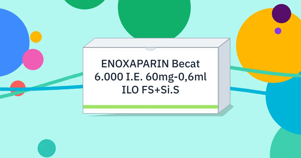 Symbolbild: Packung mit der Aufschrift ENOXAPARIN Becat 6.000 I.E. 60mg-0,6ml ILO FS+Si.S (PZN 13509082) – Verfügbarkeit und Bezug in Apotheken in Frankfurt am Main