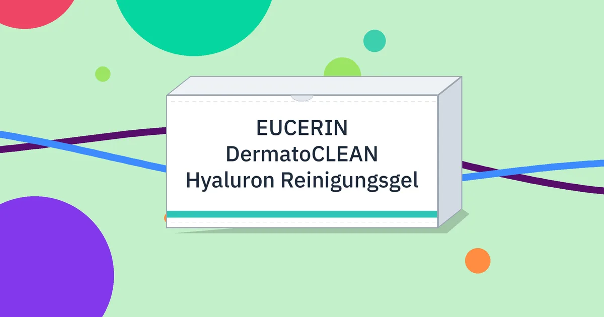 Symbolbild: Packung mit der Aufschrift EUCERIN DermatoCLEAN Hyaluron Reinigungsgel (PZN 20091051) – Verfügbarkeit und Bezug in Apotheken in Frankfurt am Main