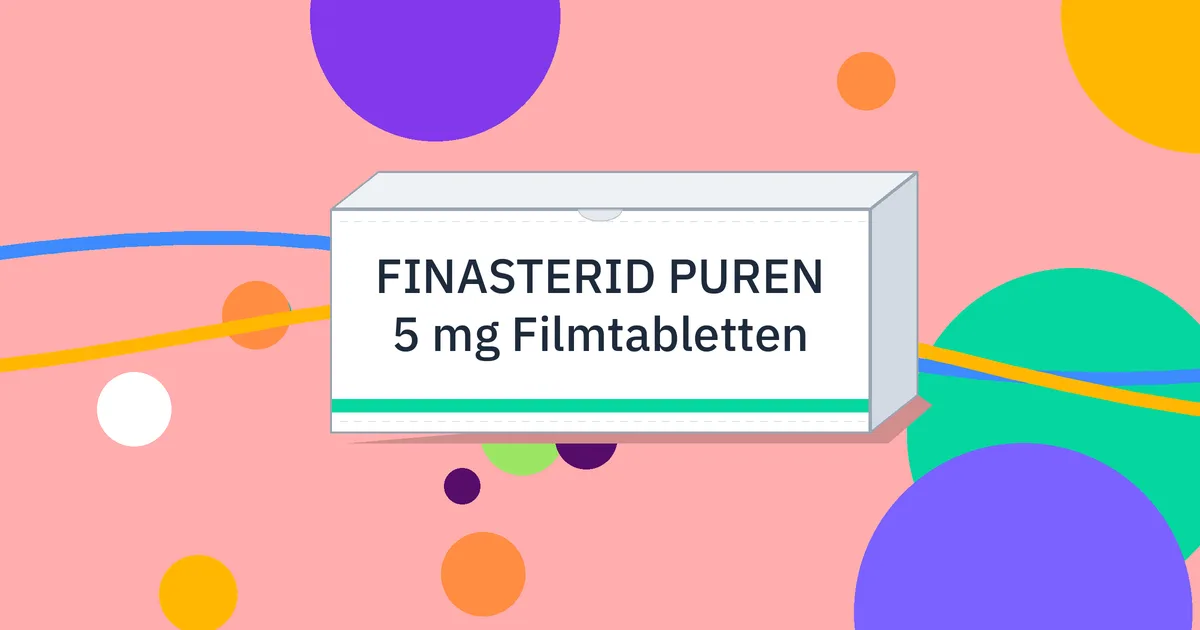 Symbolbild: Packung mit der Aufschrift FINASTERID PUREN 5 mg Filmtabletten (PZN 11354563) – Verfügbarkeit und Bezug in Apotheken in Frankfurt am Main