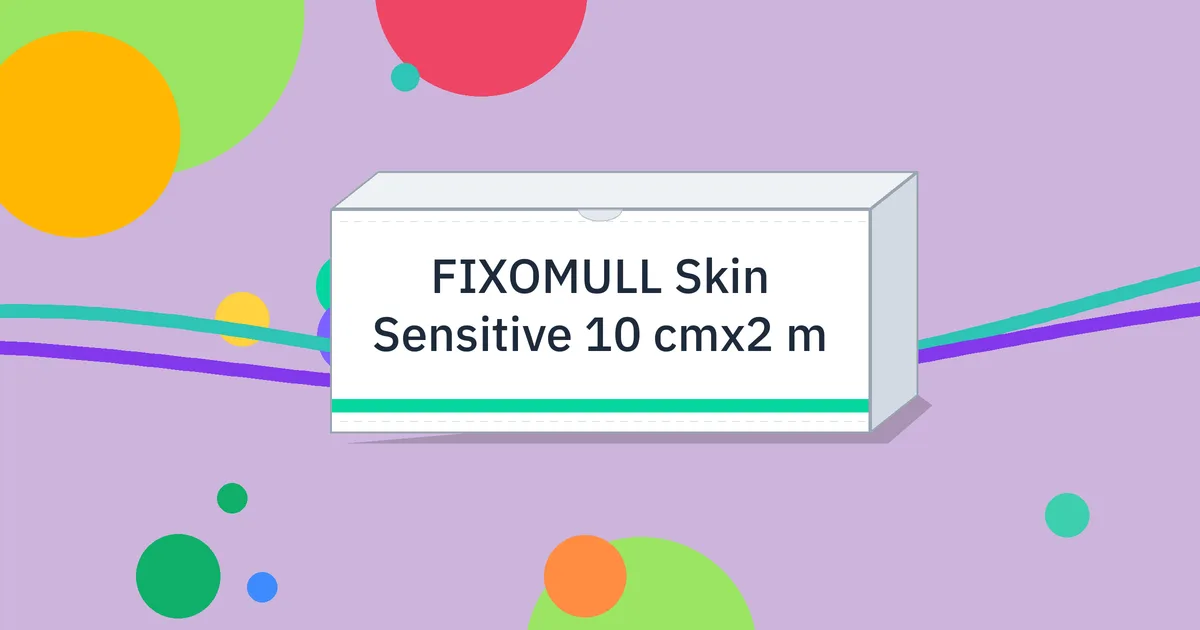 Symbolbild: Packung mit der Aufschrift FIXOMULL Skin Sensitive 10 cmx2 m (PZN 18602998) – Verfügbarkeit und Bezug in Apotheken in Frankfurt am Main