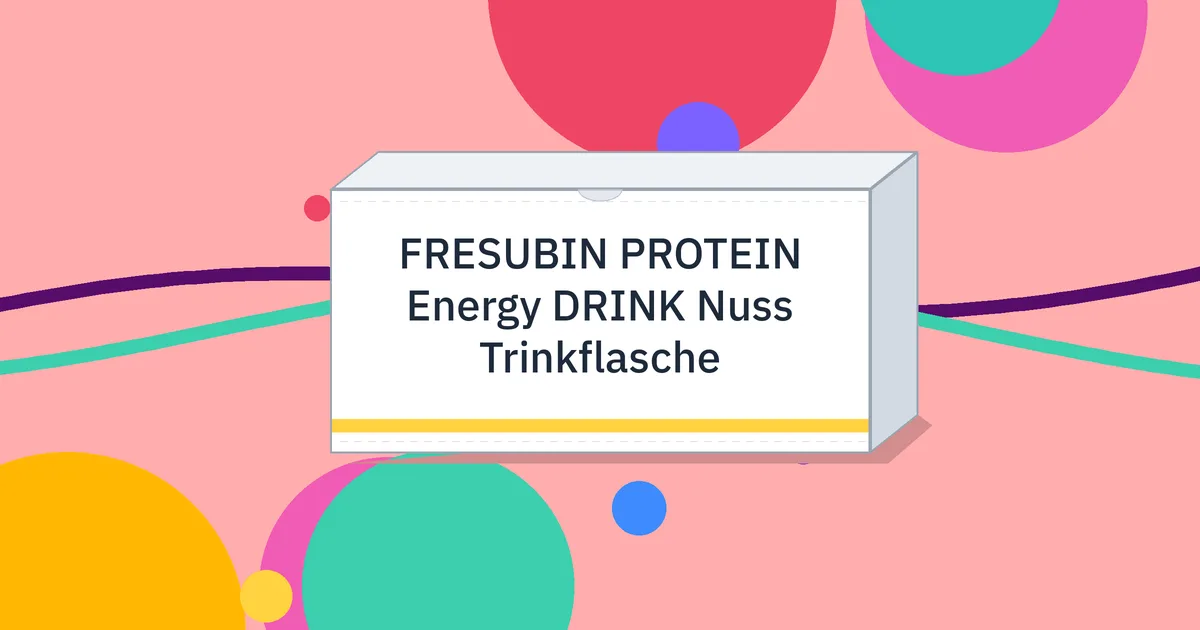 Symbolbild: Packung mit der Aufschrift FRESUBIN PROTEIN Energy DRINK Nuss Trinkflasche (PZN 09719589) – Verfügbarkeit und Bezug in Apotheken in Frankfurt am Main