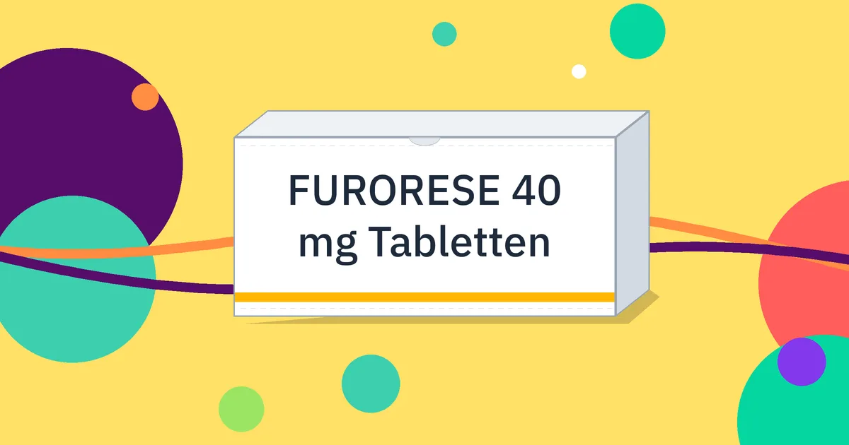 Symbolbild: Packung mit der Aufschrift FURORESE 40 mg Tabletten (PZN 03126606) – Verfügbarkeit und Bezug in Apotheken in Frankfurt am Main