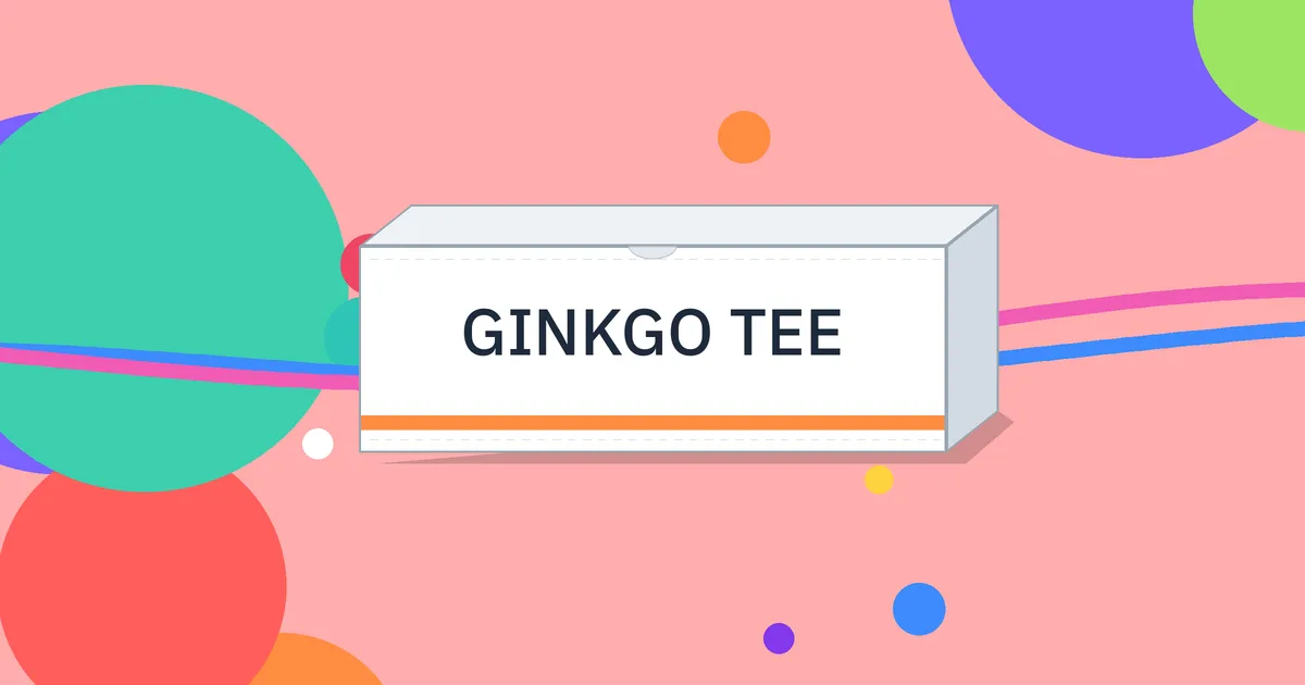 Symbolbild: Packung mit der Aufschrift GINKGO TEE (PZN 00751350) – Verfügbarkeit und Bezug in Apotheken in Frankfurt am Main