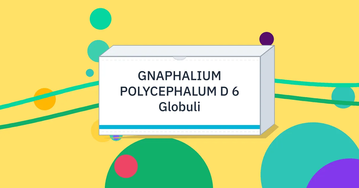 Symbolbild: Packung mit der Aufschrift GNAPHALIUM POLYCEPHALUM D 6 Globuli (PZN 04219014) – Verfügbarkeit und Bezug in Apotheken in Frankfurt am Main