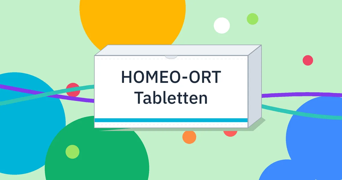 Symbolbild: Packung mit der Aufschrift HOMEO-ORT Tabletten (PZN 18909231) – Verfügbarkeit und Bezug in Apotheken in Frankfurt am Main