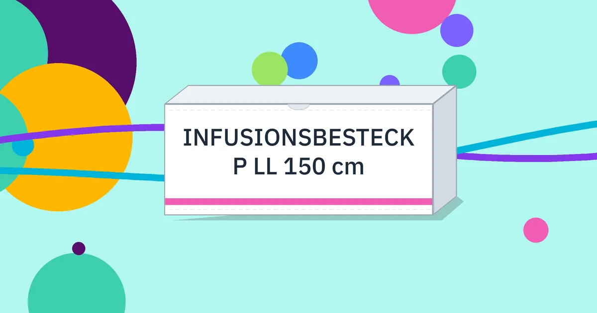 Symbolbild: Packung mit der Aufschrift INFUSIONSBESTECK P LL 150 cm (PZN 02762889) – Verfügbarkeit und Bezug in Apotheken in Frankfurt am Main
