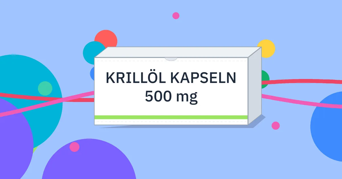 Symbolbild: Packung mit der Aufschrift KRILLÖL KAPSELN 500 mg (PZN 17862272) – Verfügbarkeit und Bezug in Apotheken in Frankfurt am Main