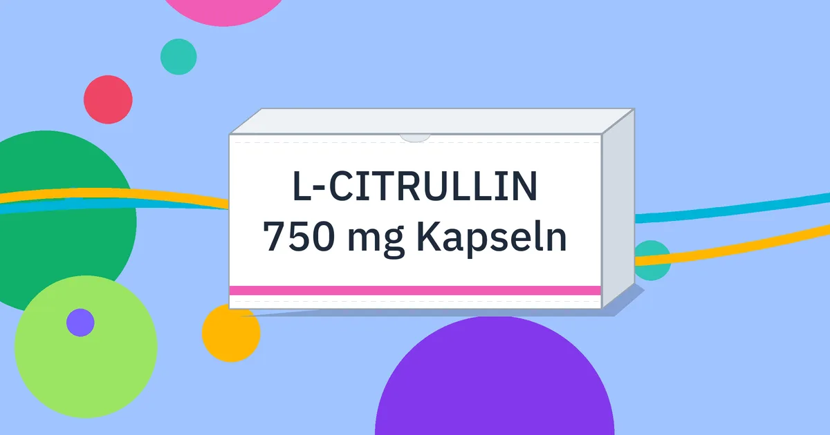 Symbolbild: Packung mit der Aufschrift L-CITRULLIN 750 mg Kapseln (PZN 18487095) – Verfügbarkeit und Bezug in Apotheken in Frankfurt am Main