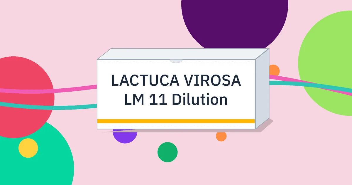 Symbolbild: Packung mit der Aufschrift LACTUCA VIROSA LM 11 Dilution (PZN 13520787) – Verfügbarkeit und Bezug in Apotheken in Frankfurt am Main