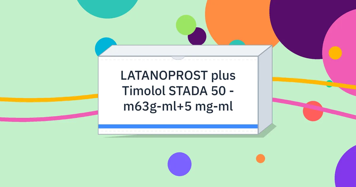 Symbolbild: Packung mit der Aufschrift LATANOPROST plus Timolol STADA 50 -m63g-ml+5 mg-ml (PZN 11871086) – Verfügbarkeit und Bezug in Apotheken in Frankfurt am Main